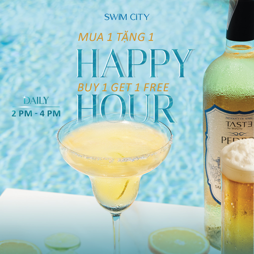 Happy Hour At Swim City Cafe - Wafaifo Resort Hoi An